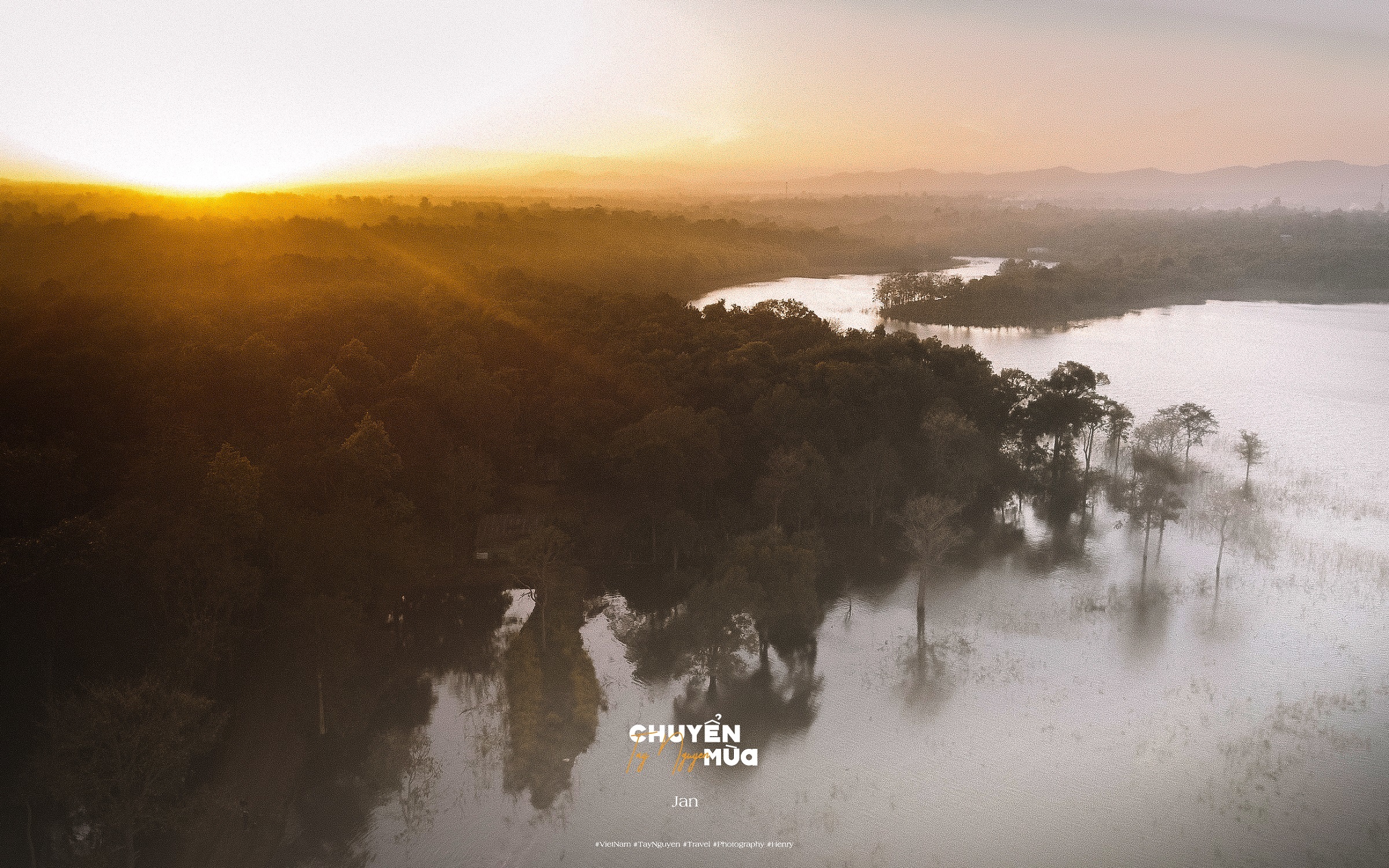 Vẻ đẹp hồ Ea Kao ở Đắk Lắk