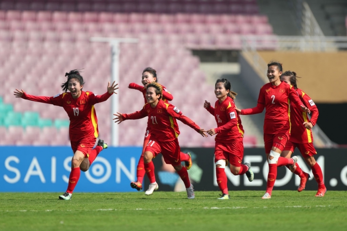Vietnam women football team makes history, earning ticket to World Cup