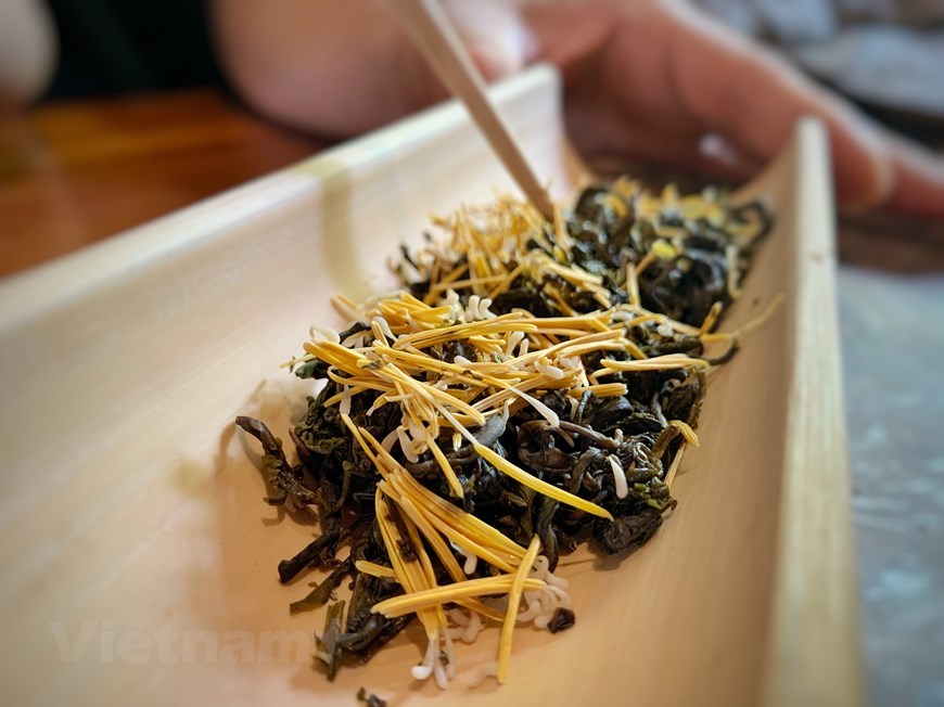 Lotus scented tea, a special treat of summer